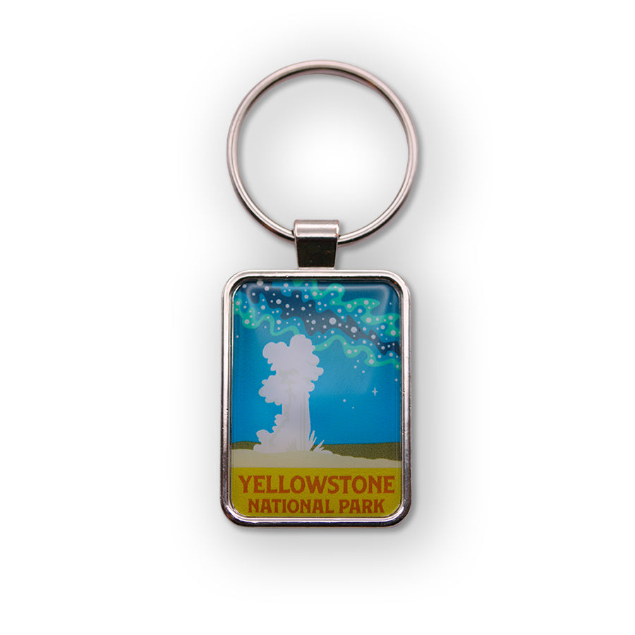 Yellowstone National Park Milky Way Keychain – National Park Souvenirs