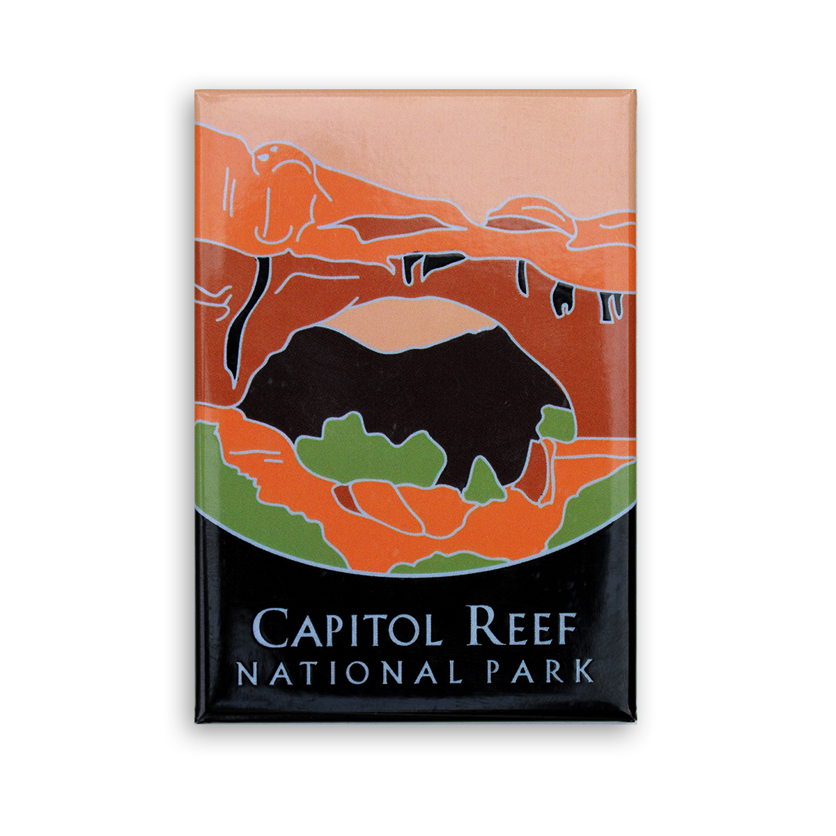 Capitol Reef National Park Traveler Magnet – National Park Souvenirs