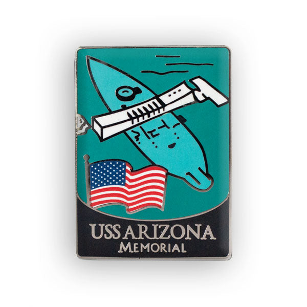 USS Arizona Memorial Traveler Pin – National Park Souvenirs